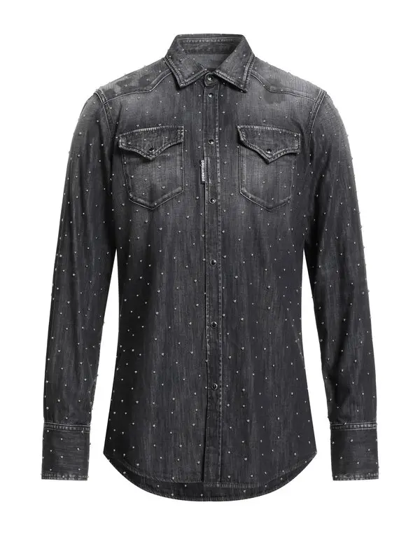 Dsquared2 Denim Shirt Size Cotton, Brass