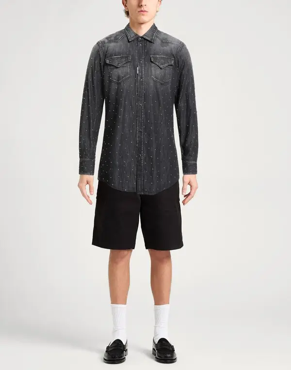 Dsquared2 Denim Shirt Size Cotton, Brass
