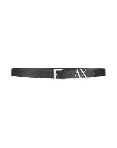 Armani Exchange Leather Belt - Black