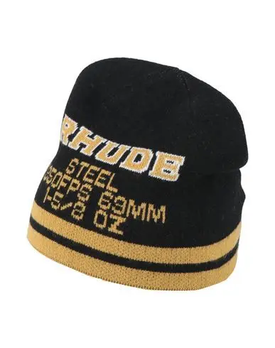 Rhude Merino Wool And Cashmere Beanie - Black