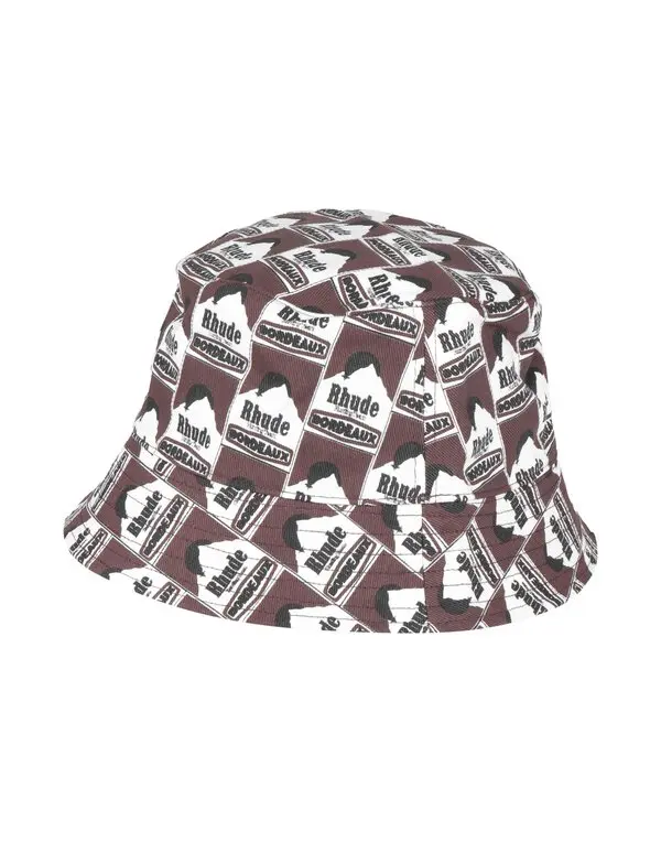 Rhude Printed Gabardine Bucket Hat
