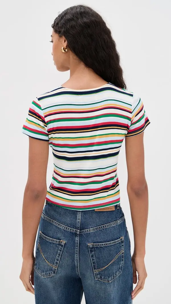 LE BOP Eloise Striped Tee - Multi Stripe