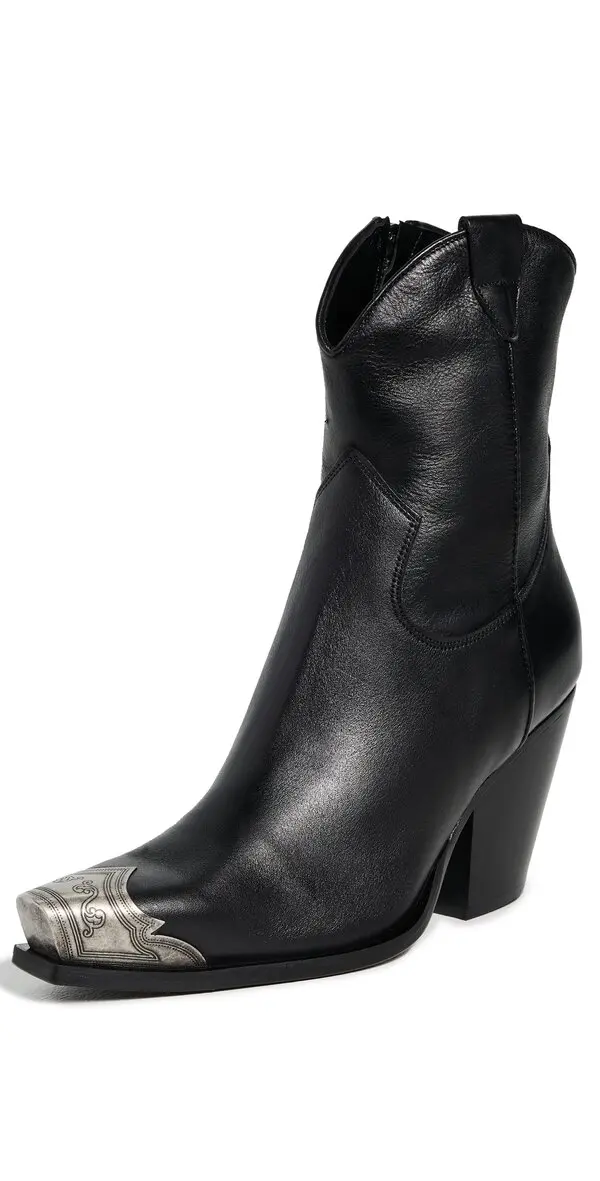 Free People Brayden Western Boots - Black