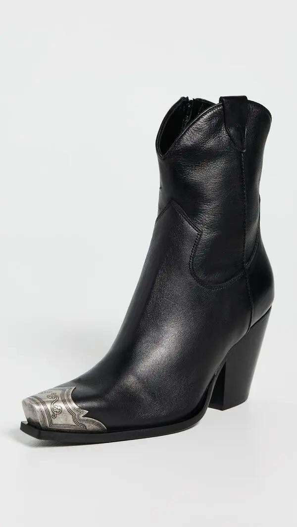 Free People Brayden Western Boots - Black