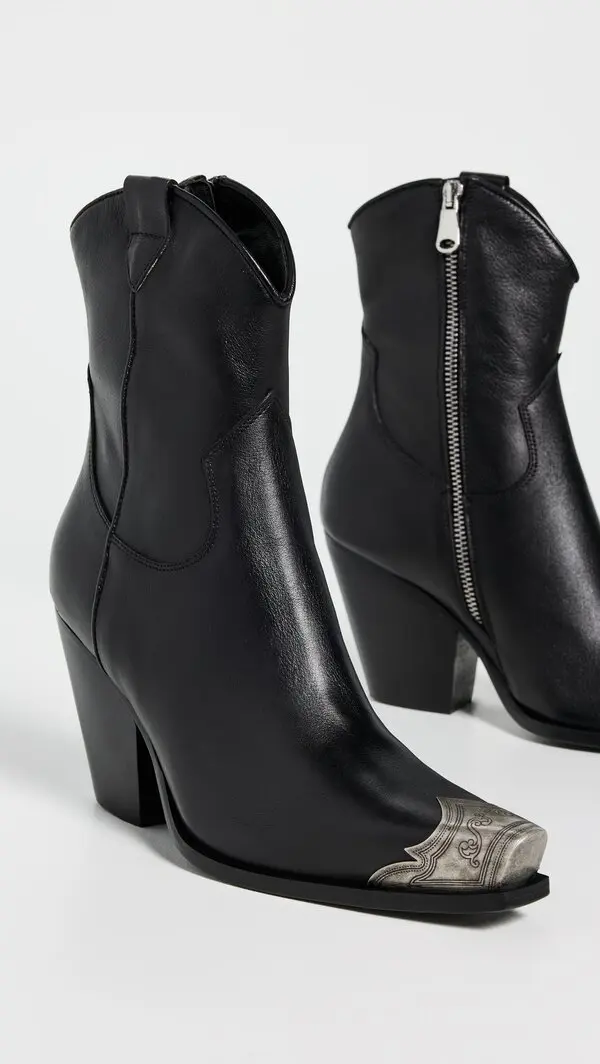 Free People Brayden Western Boots - Black
