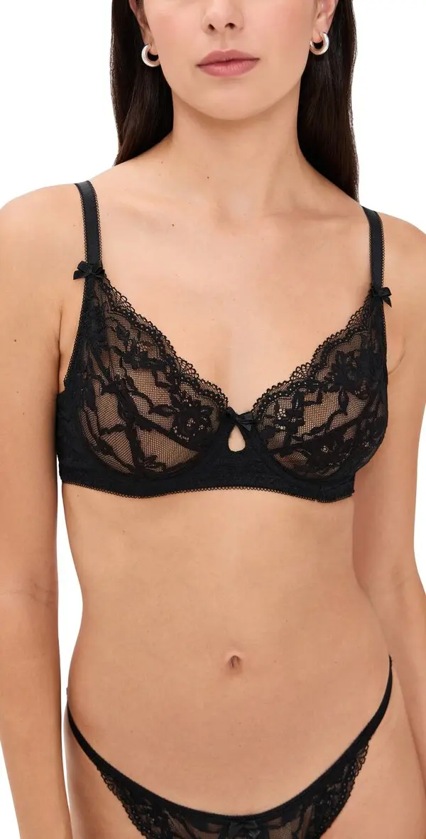 Hanky Panky X Lexi Wood Stephanie Underwire Bra - Black