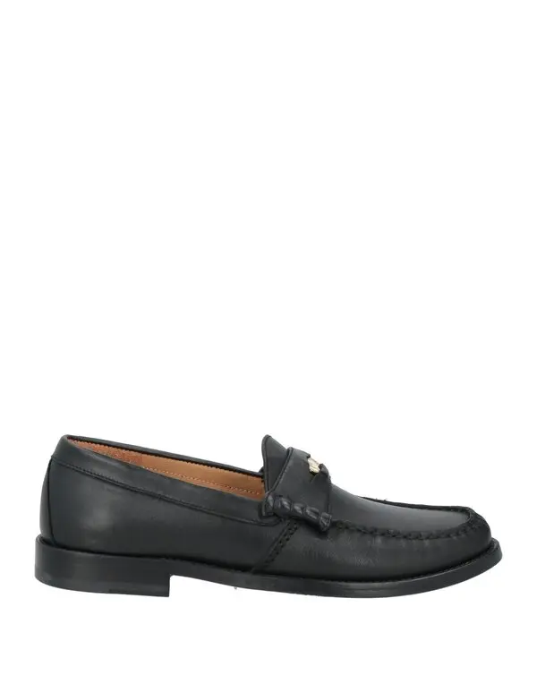 Rhude Leather Penny Loafers In Black - 71% Off | Editorialist display picture 3