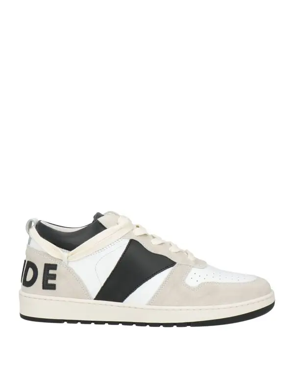 Rhude White Rhecess-Hi Sneakers - White - 37% Off | Editorialist