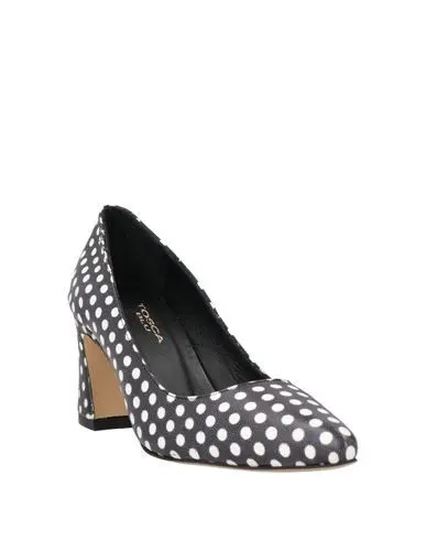 TOSCA BLU Leather Polka-dot Pumps