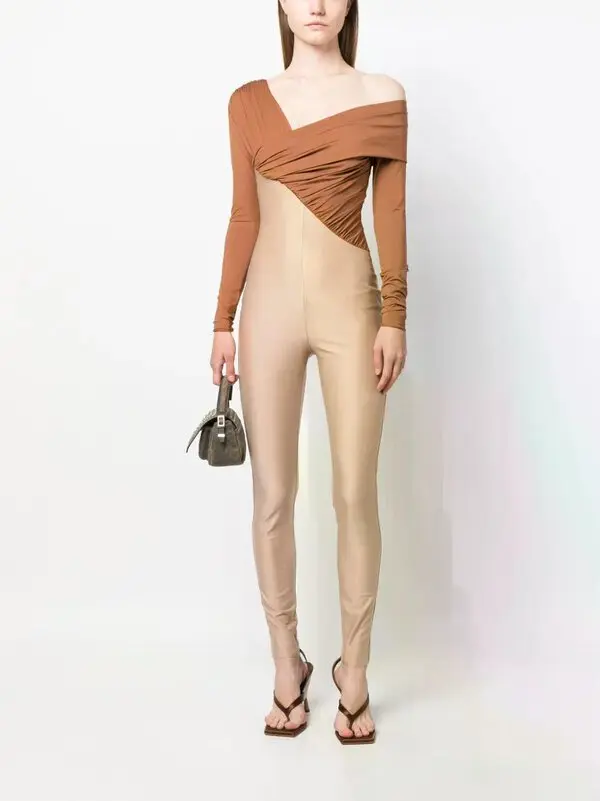 V:PM ATELIER Luna Ruched Jumpsuit