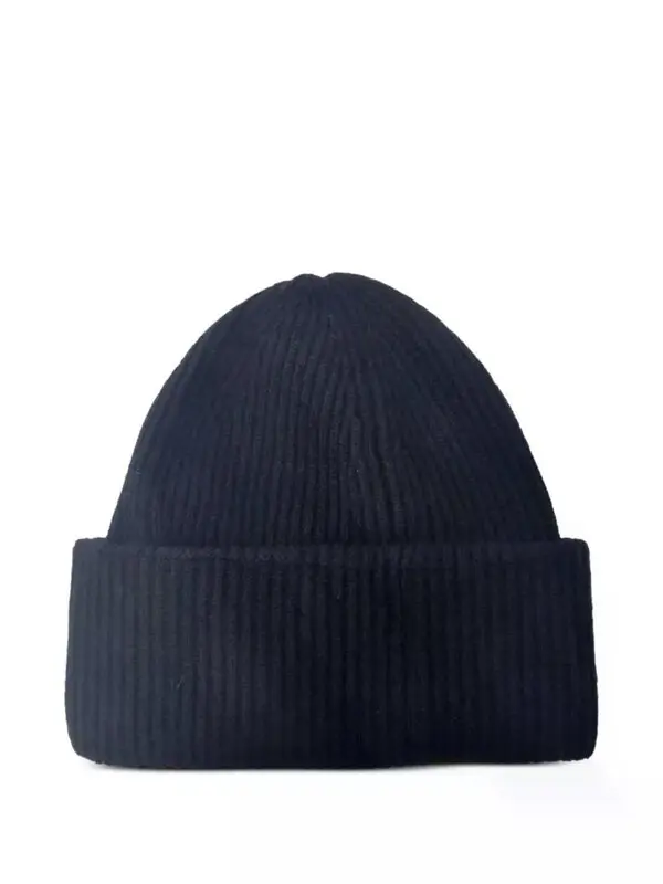 AMARANTO Ribbed Beanie - Grey