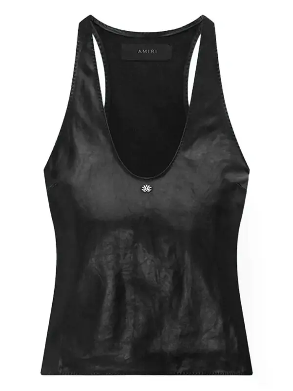 Amiri Ma Icon Leather Tank Top