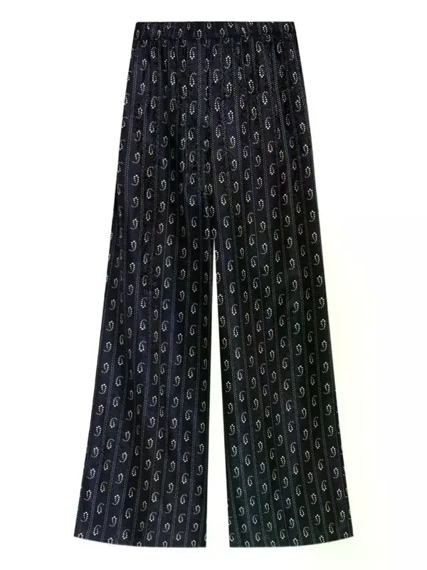 Tory Burch Paisley Print Wide-leg Trousers