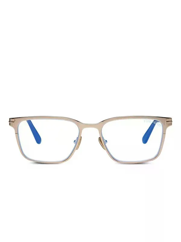 TOM FORD Rectangle-frame Glasses - Grey