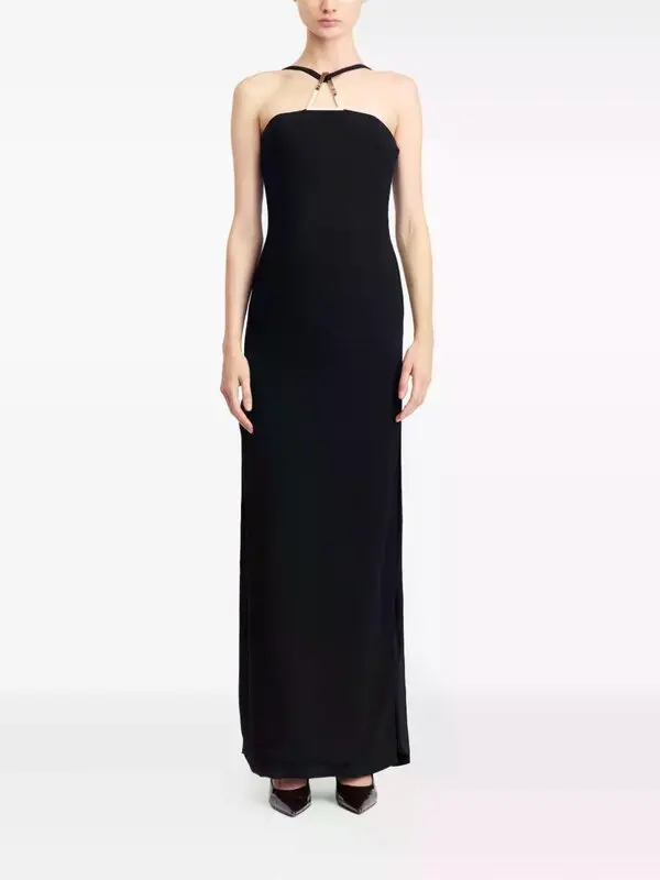 16Arlington Ilian Crêpe Gown - Black