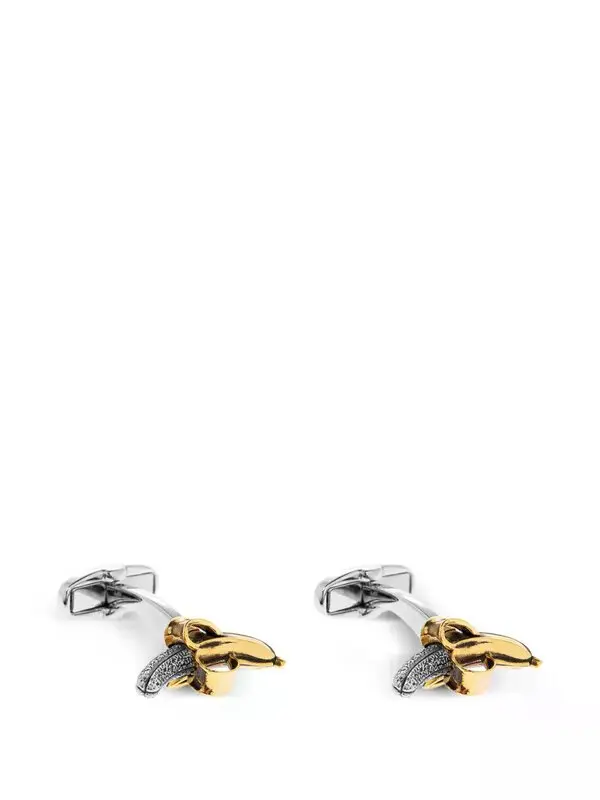 Paul Smith Banana-peel Cufflinks - Silver