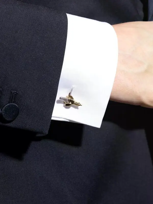 Paul Smith Banana-peel Cufflinks - Silver