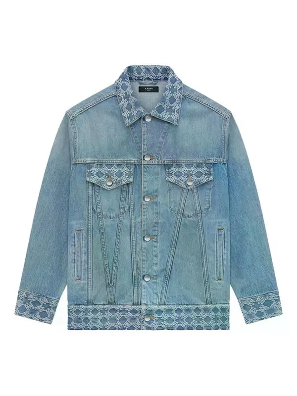 Amiri Ma Quad Jacquard Denim Jacket