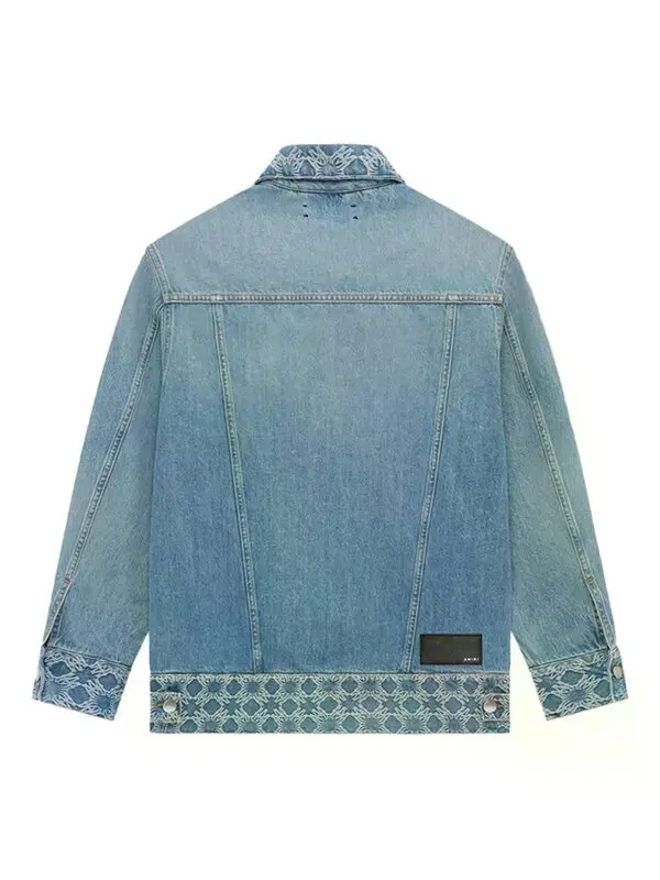 Amiri Ma Quad Jacquard Denim Jacket