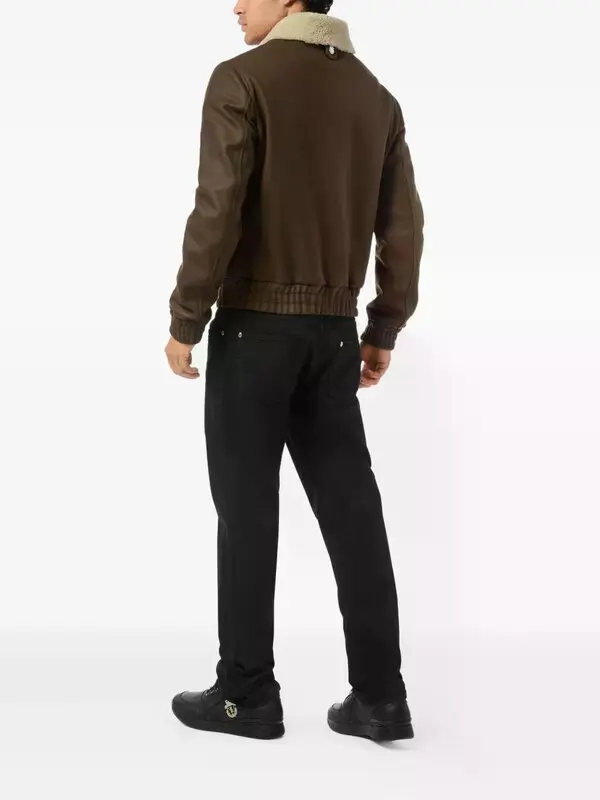 BILLIONAIRE Shearling-collared Wool Jacket