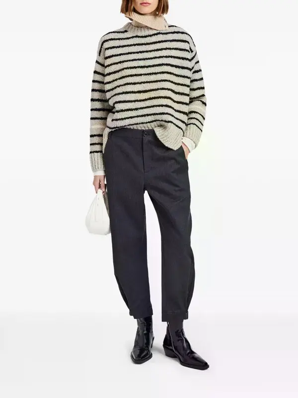Proenza Schouler White Label Button-fastening Cuffed Trousers