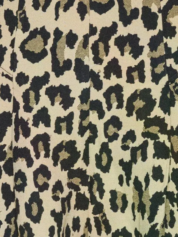 ROTATE BY BIRGER CHRISTENSEN Leopard-print Trousers