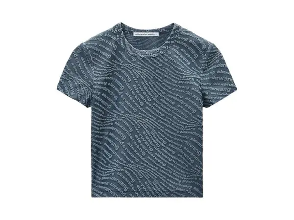 Alexander Wang Jacquard Logo Baby T-shirt - Graphite