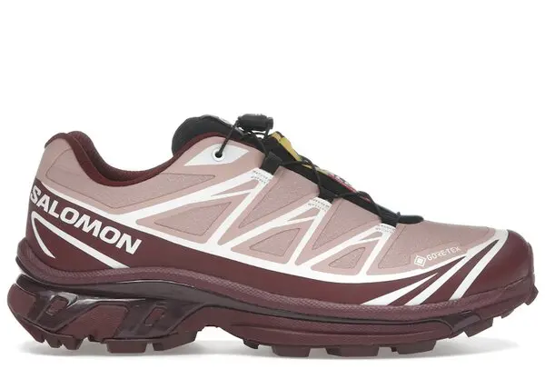 SALOMON Xt-6 Gore-tex Sneakers - Mahogany Rose/tawny Port/black