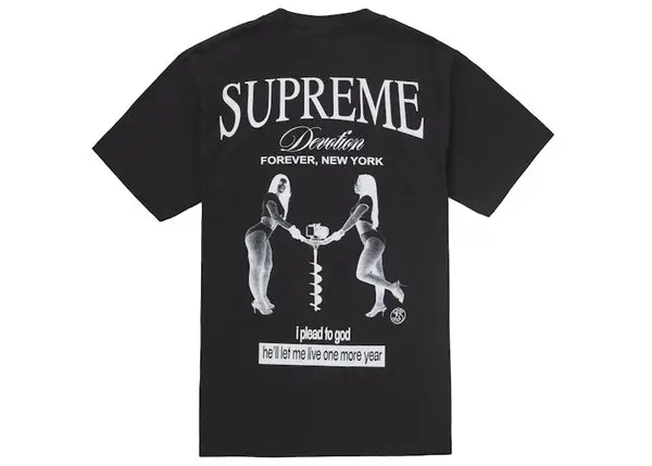 Supreme Devotion Tee Shirt - Black
