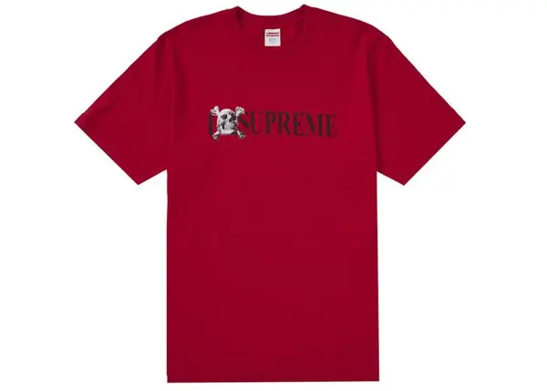 Supreme Skull Tee Shirt - Red