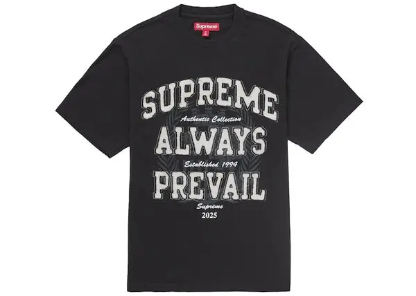 Supreme Always Prevail Short Sleeve Top - Black