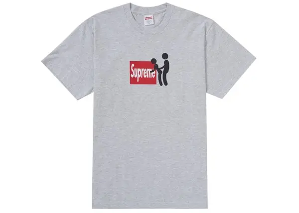 Supreme Stick Tee Shirt - Ash Grey