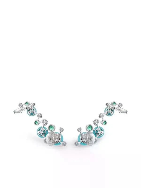 ANABELA CHAN 14k White Gold Diamond Ear Cuffs