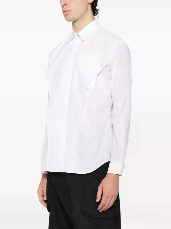 Undercover Concealed Button Fastening Shirt