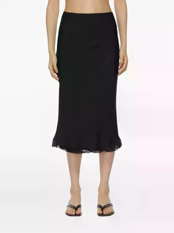 TOTEME Satin Midi Slip Skirt