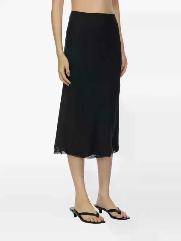 TOTEME Satin Midi Slip Skirt
