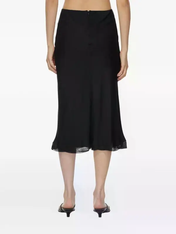 TOTEME Satin Midi Slip Skirt