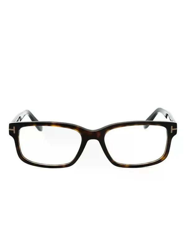 TOM FORD Square Full-rim Glasses - Brown