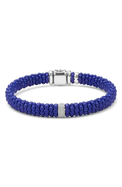 Lagos Anthem Marine Ceramic Bracelet - Blue