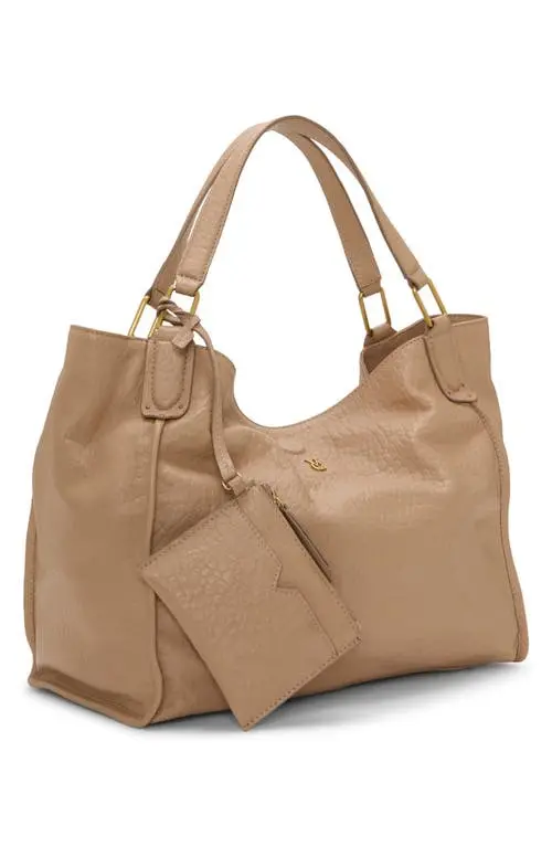 Vince Camuto Embossed Leather Tote - Brown