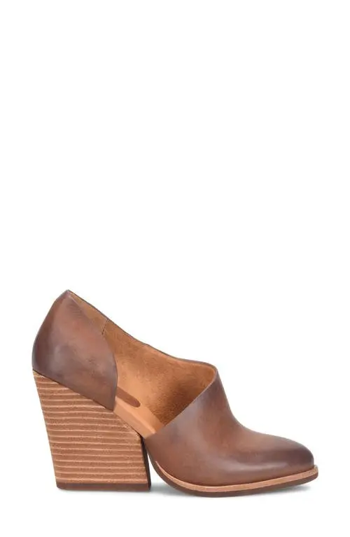 KORK-EASE® Hartwick Half D'orsay Pump - Tan Leather
