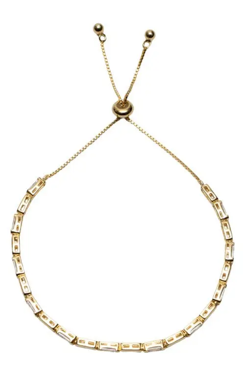 Argento Vivo Baguette Slider Bracelet - Gold