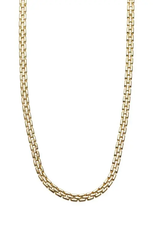 Argento Vivo Watchband Chain Necklace - Gold