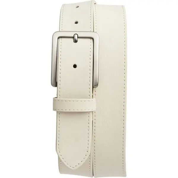 Nordstrom Richard Nubuck Leather Belt - Tan Fog