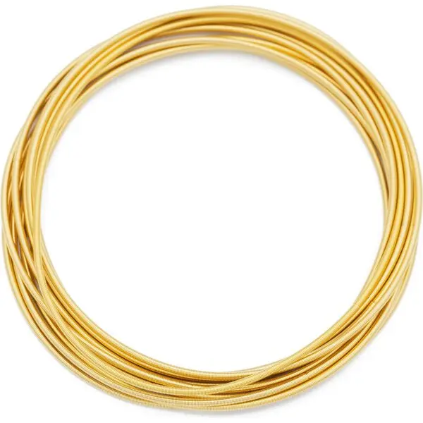 EMERSON & OLIVER Gold Plated Dia Bracelets - Set Of 10