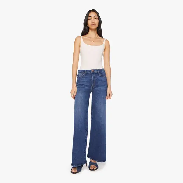 MOTHER The Undercover Start Your Engines! Wide Leg Jeans