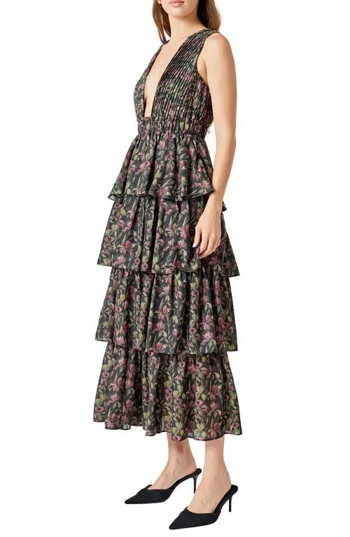 Endless Rose Floral Tiered Maxi Dress