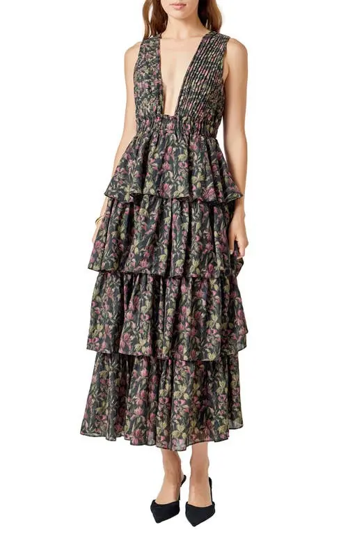 Endless Rose Floral Tiered Maxi Dress