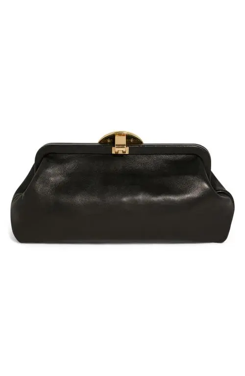 AIMEE Full Circle Frame Clutch - Black