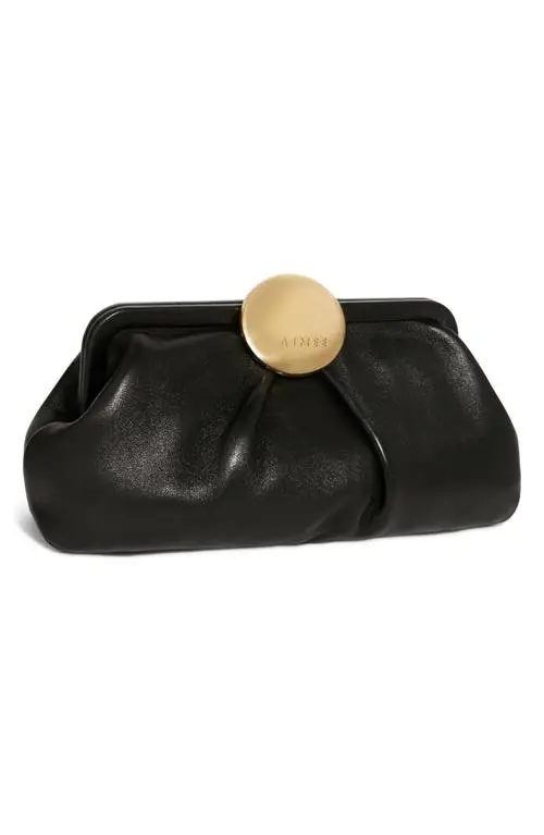 AIMEE Full Circle Frame Clutch - Black